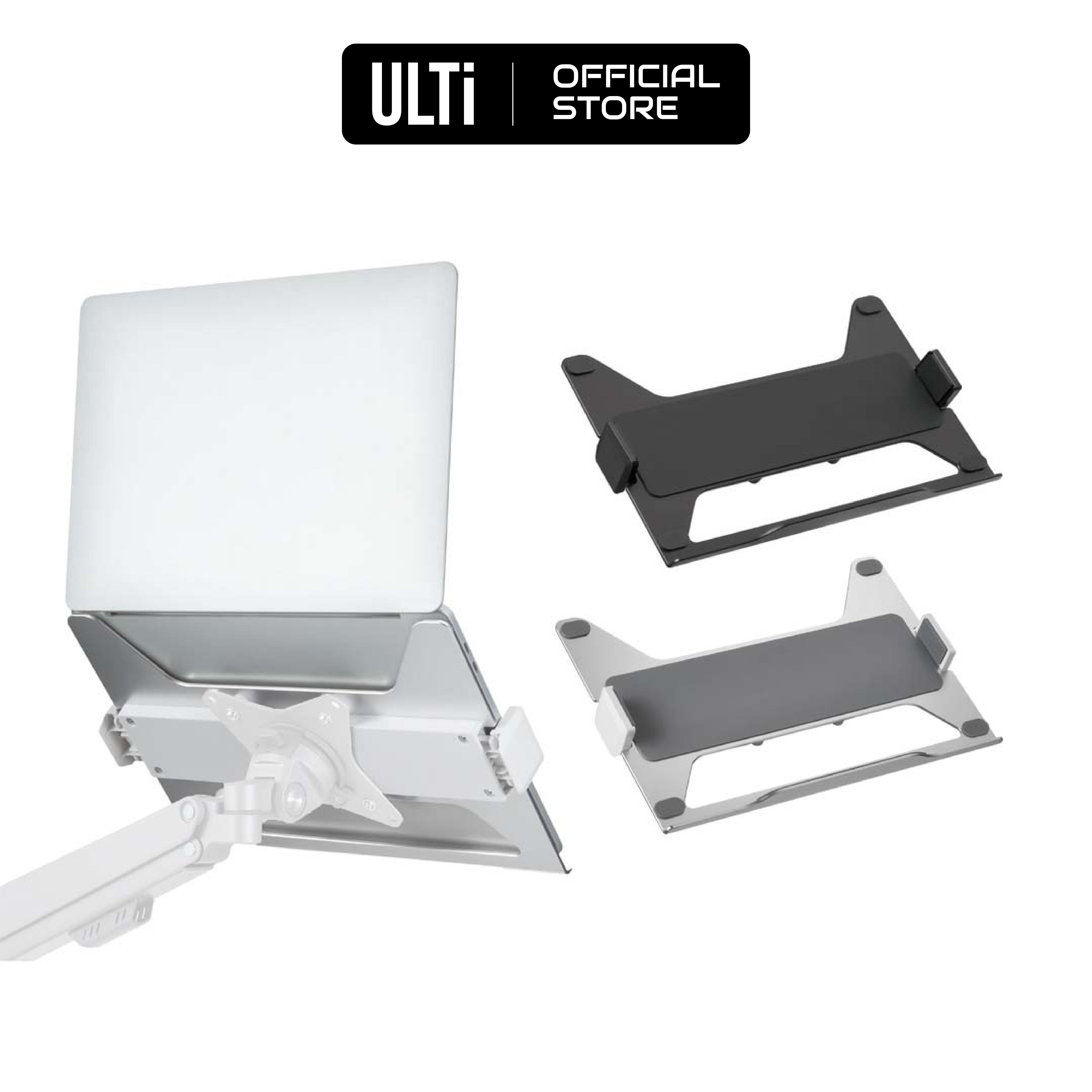 ULTi Laptop Holder, VESA Laptop Mount Tray, Aluminum Design, Fits 11-1 ...