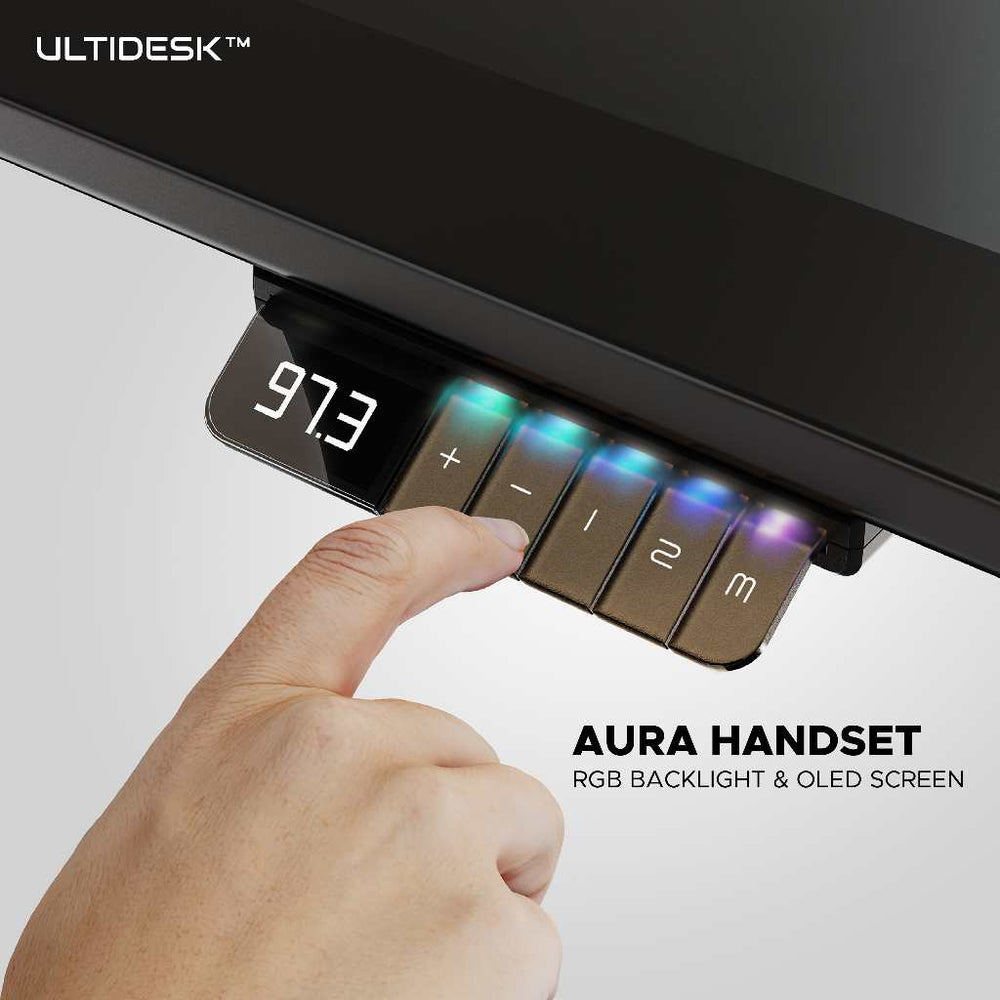 ULTIDESK™ Xtreme Standing Desk | Integrated RGB Lightstrip | Ultra Fra ...