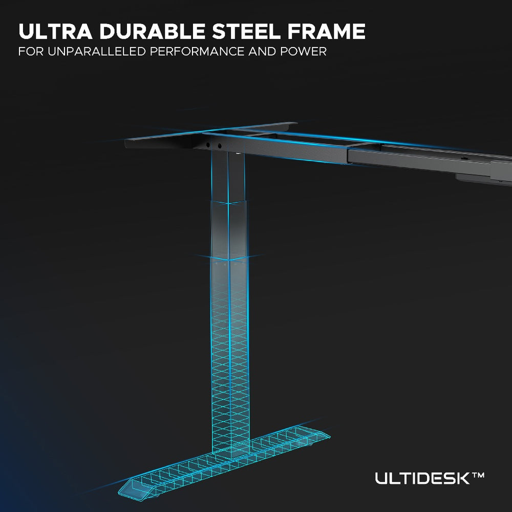 ULTIDESK™ Xtreme Standing Desk | Integrated RGB Lightstrip | Ultra Fra ...