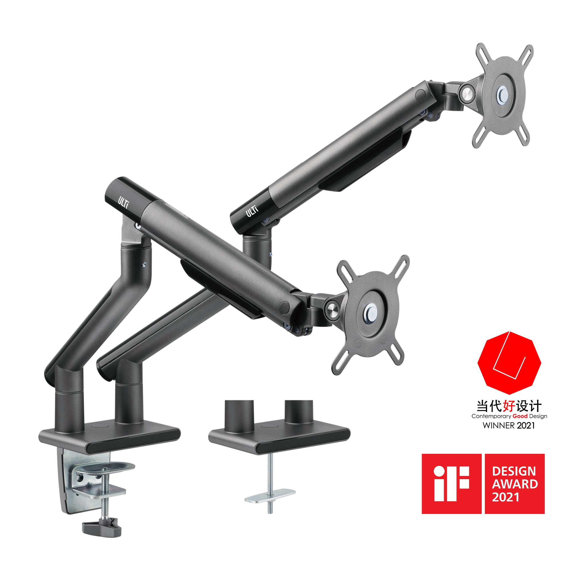Flex Dual Monitor Arm | T18 – theultimatedesk